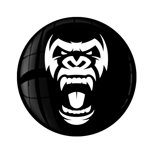 ANGRY GORILLA wheel badge