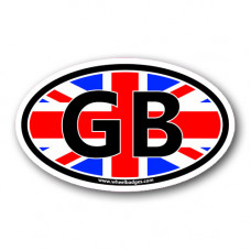 GB Oval Bumper Sticker